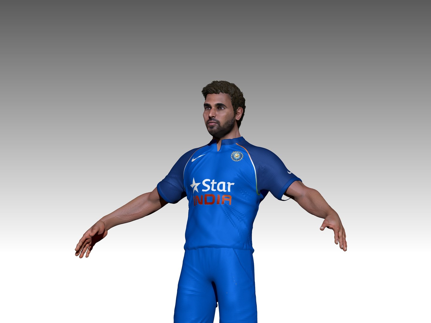 3D Cricket Athlete Batsman Model - TurboSquid 1342033