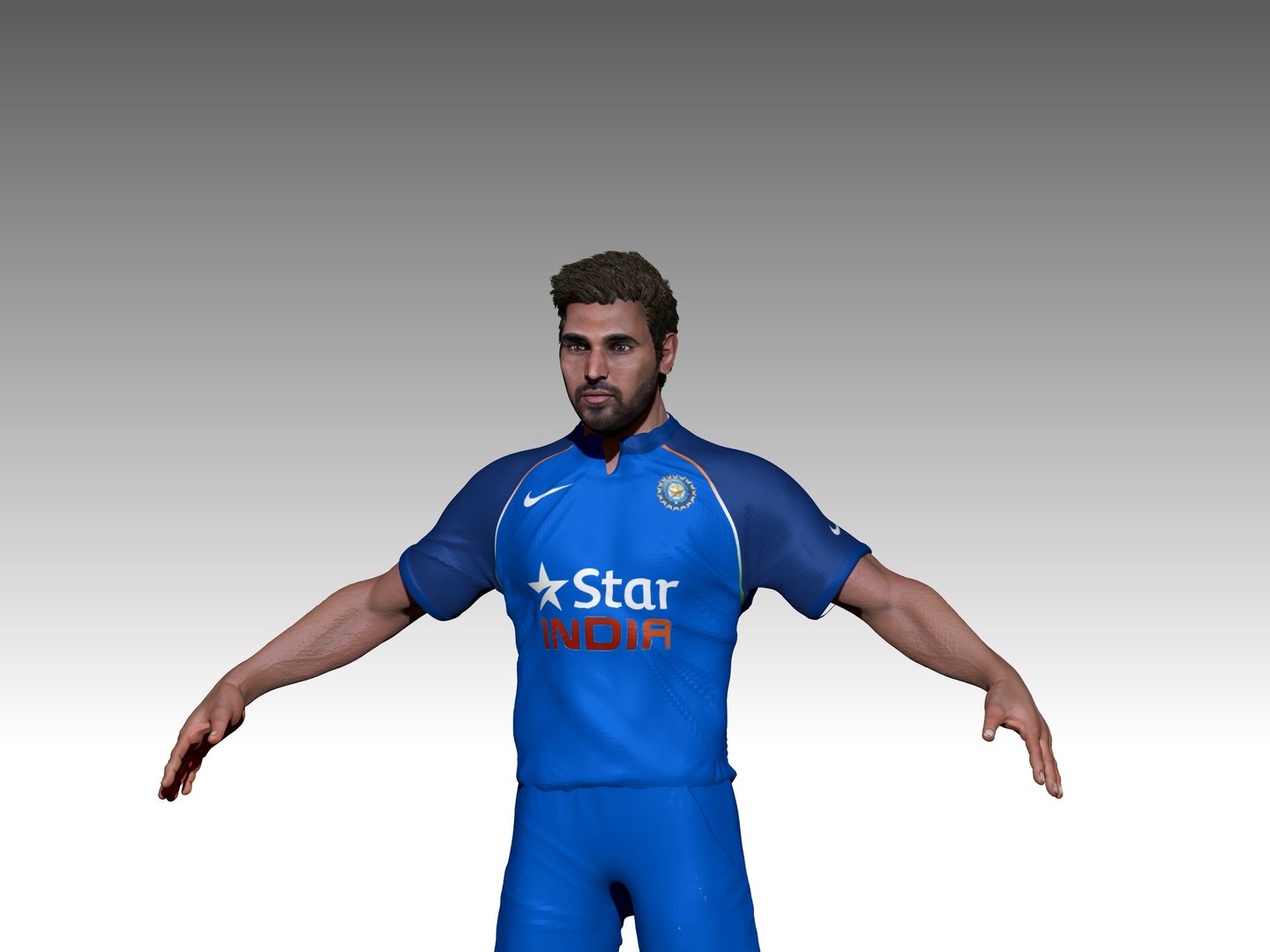 3D Cricket Athlete Batsman Model - TurboSquid 1342033