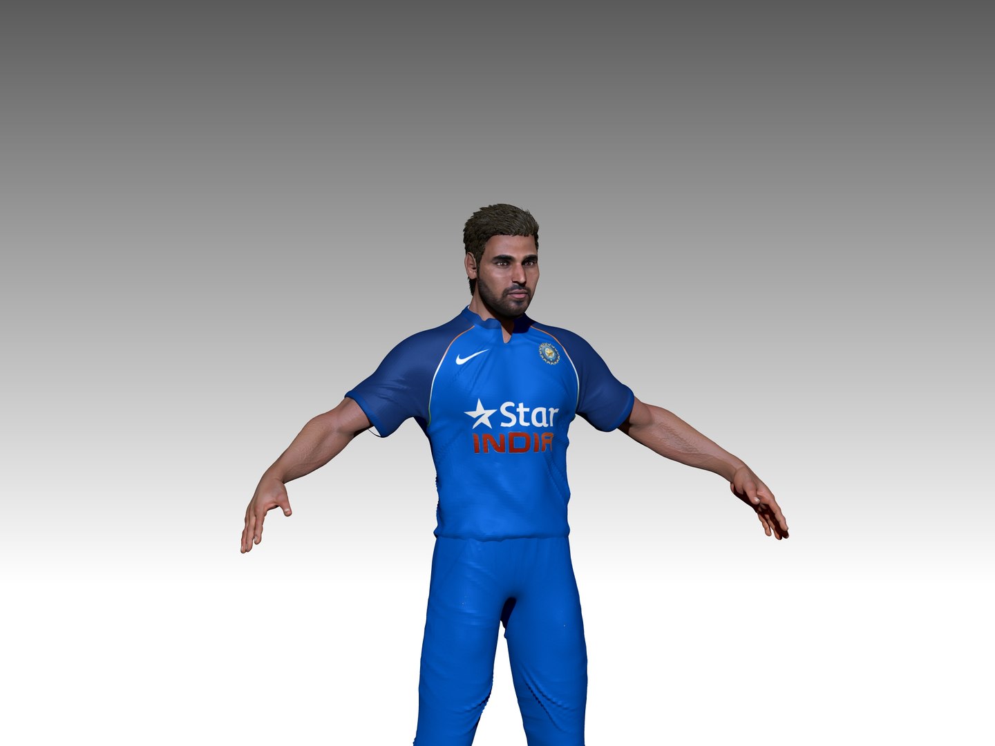 3D Cricket Athlete Batsman Model - TurboSquid 1342033