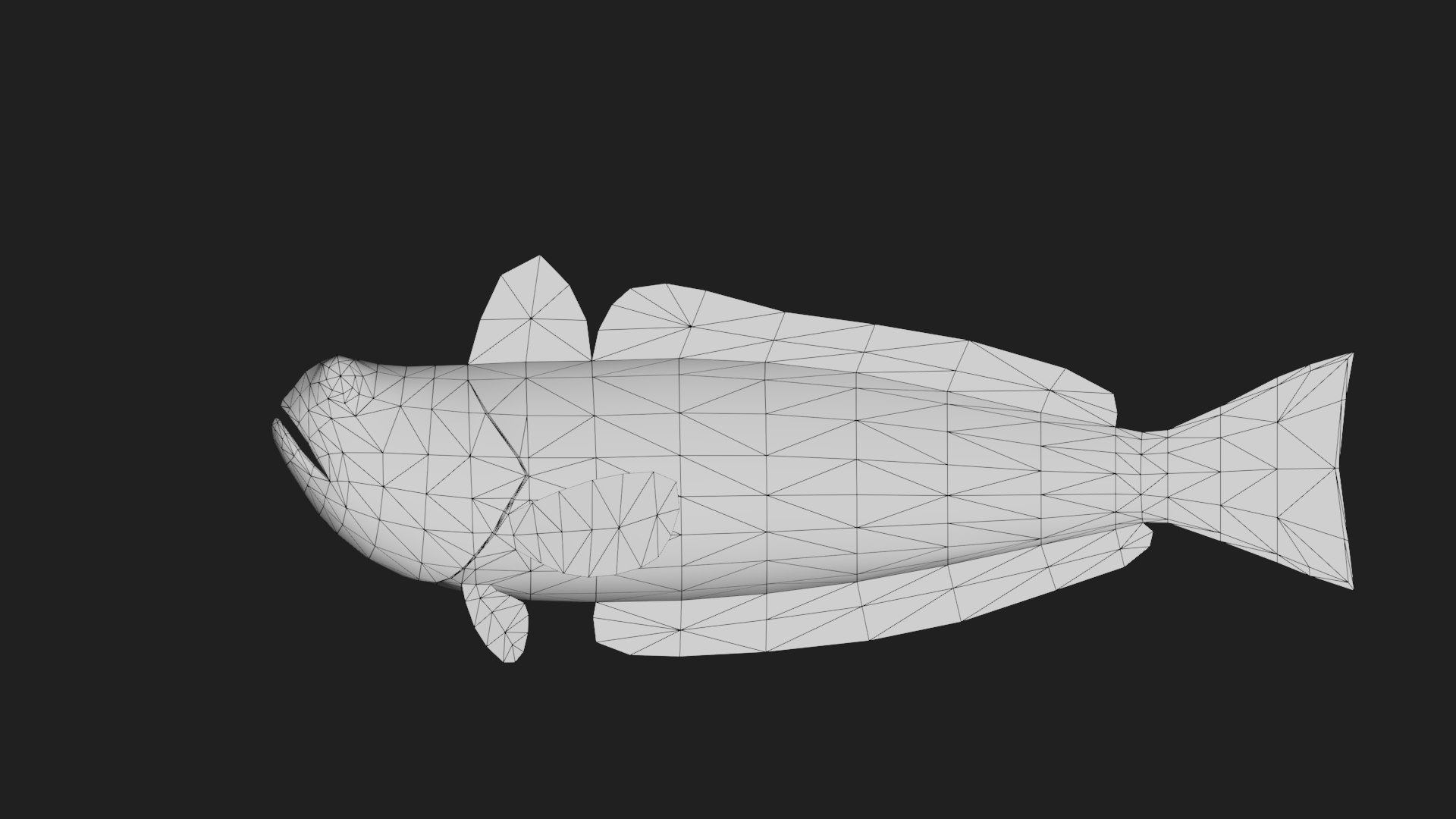 3D Bass Fish Model - TurboSquid 2123096
