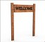 Free Welcome Town Sign Model - TurboSquid 1278160