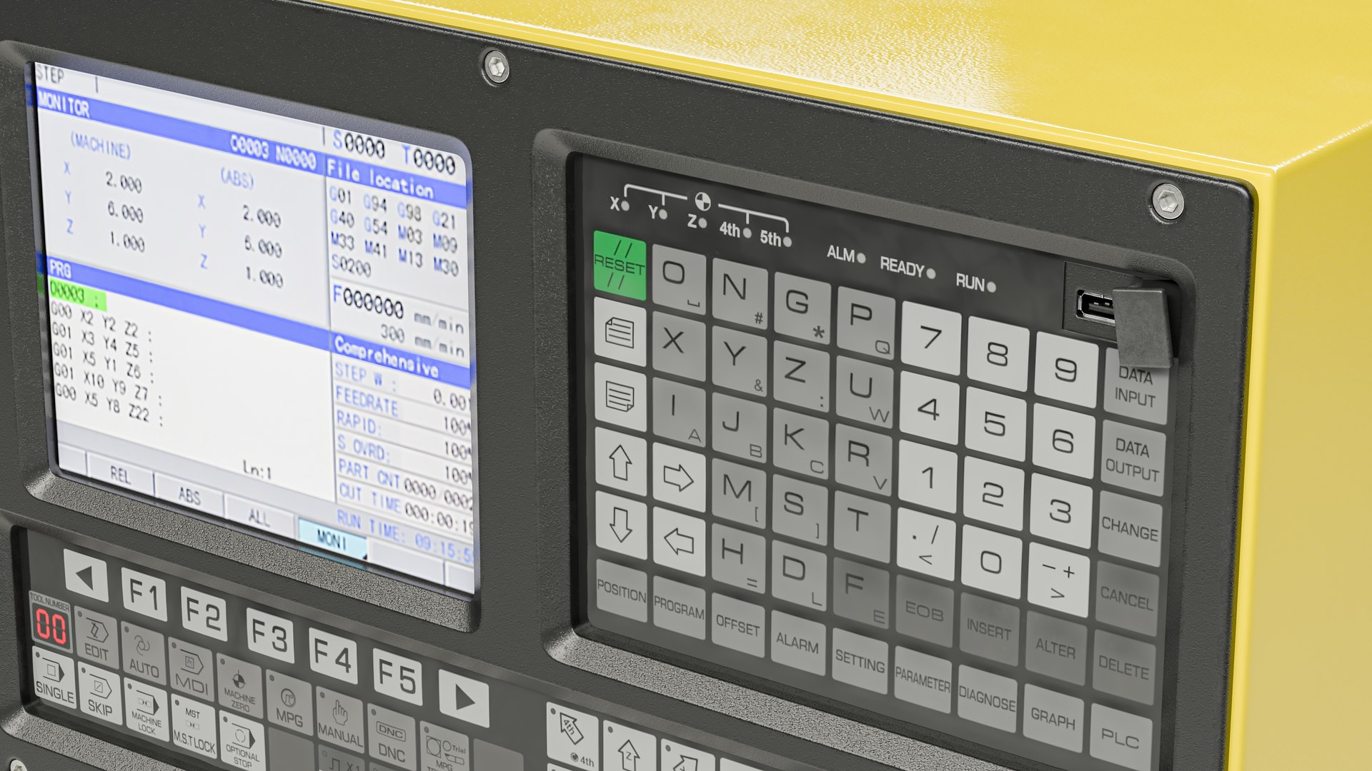 3D CNC Control Panel - TurboSquid 2227638