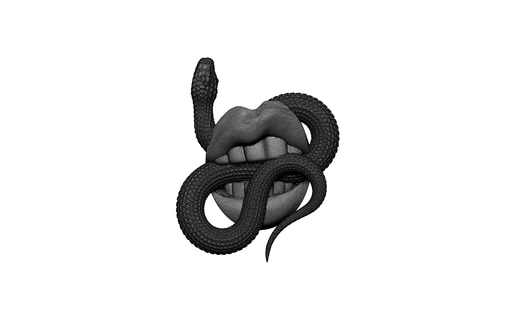 Snake Lips 3D - TurboSquid 2307255