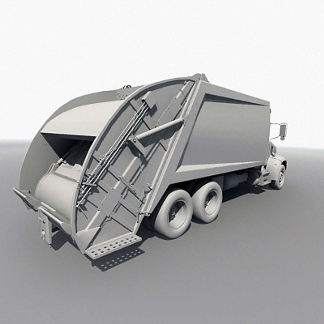 Garbage Truck 3d Model