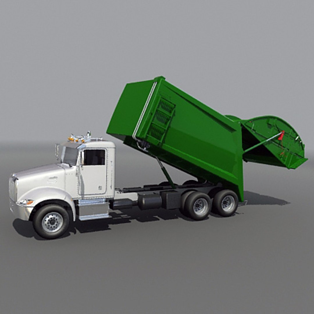 Garbage Truck 3d Model