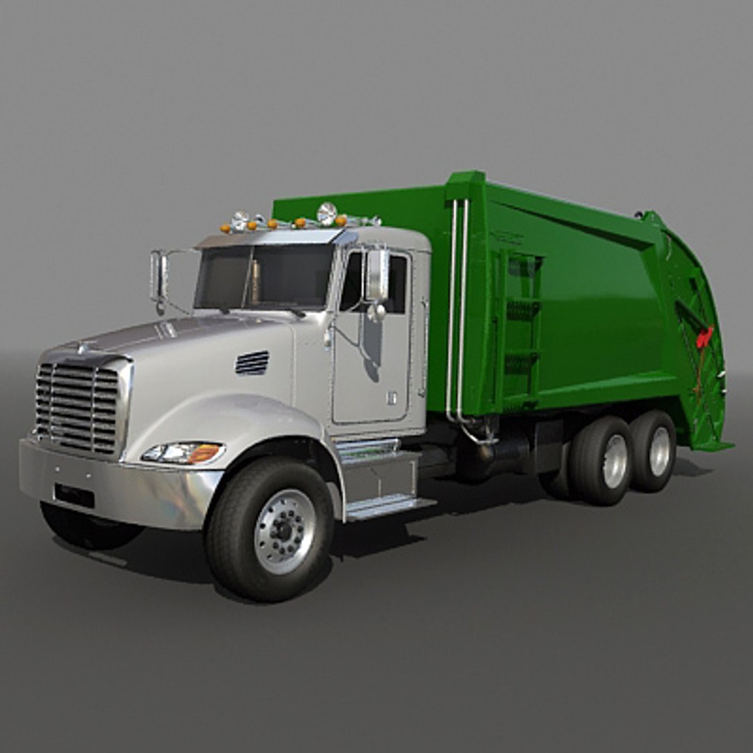 Garbage Truck 3d Model