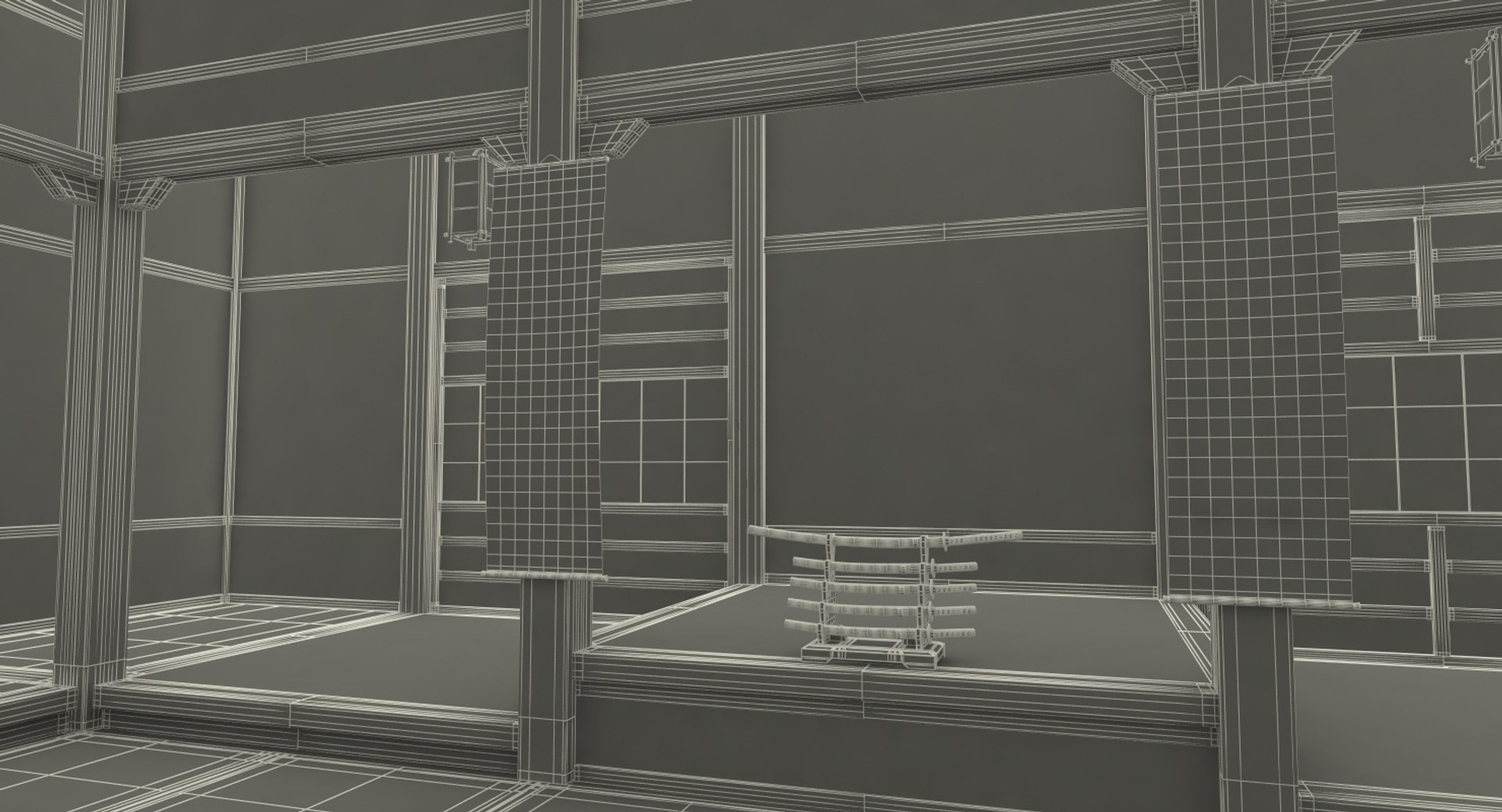 3D Dojo Room - TurboSquid 1394114