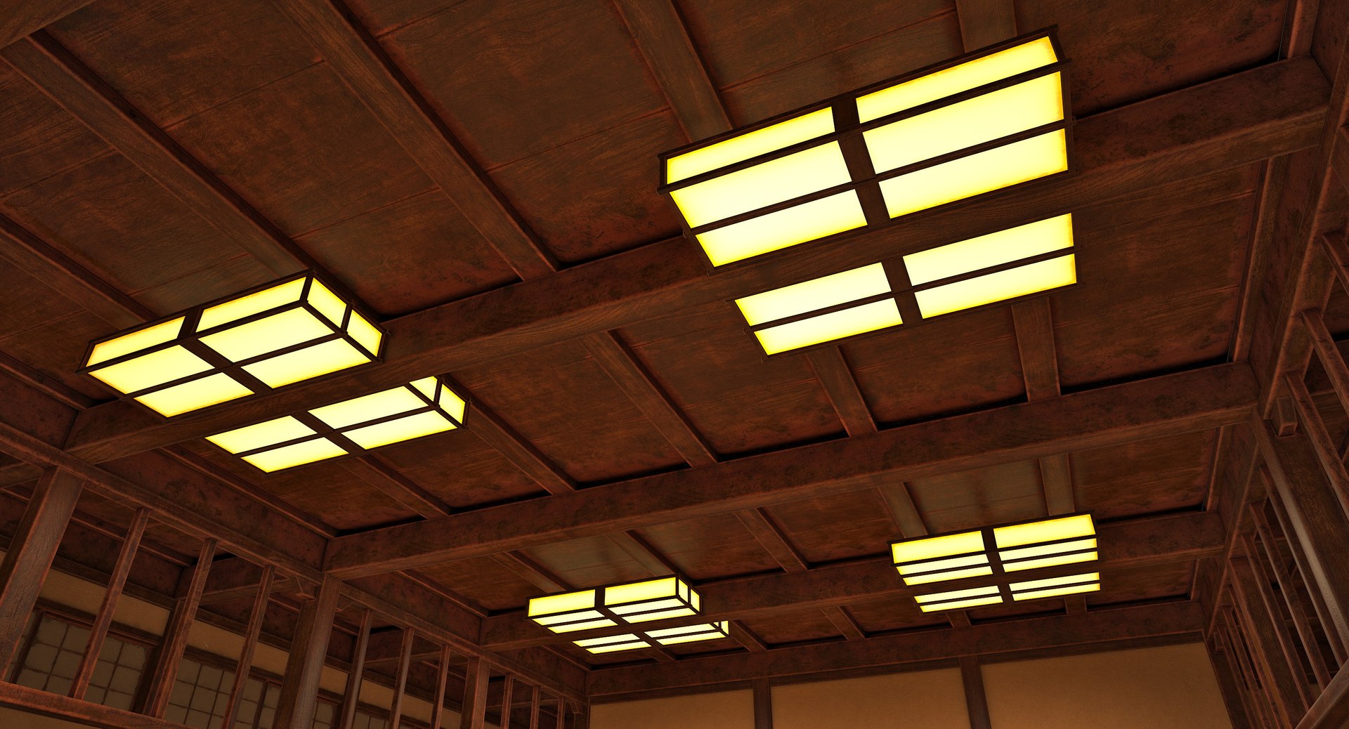 3D Dojo Room - TurboSquid 1394114