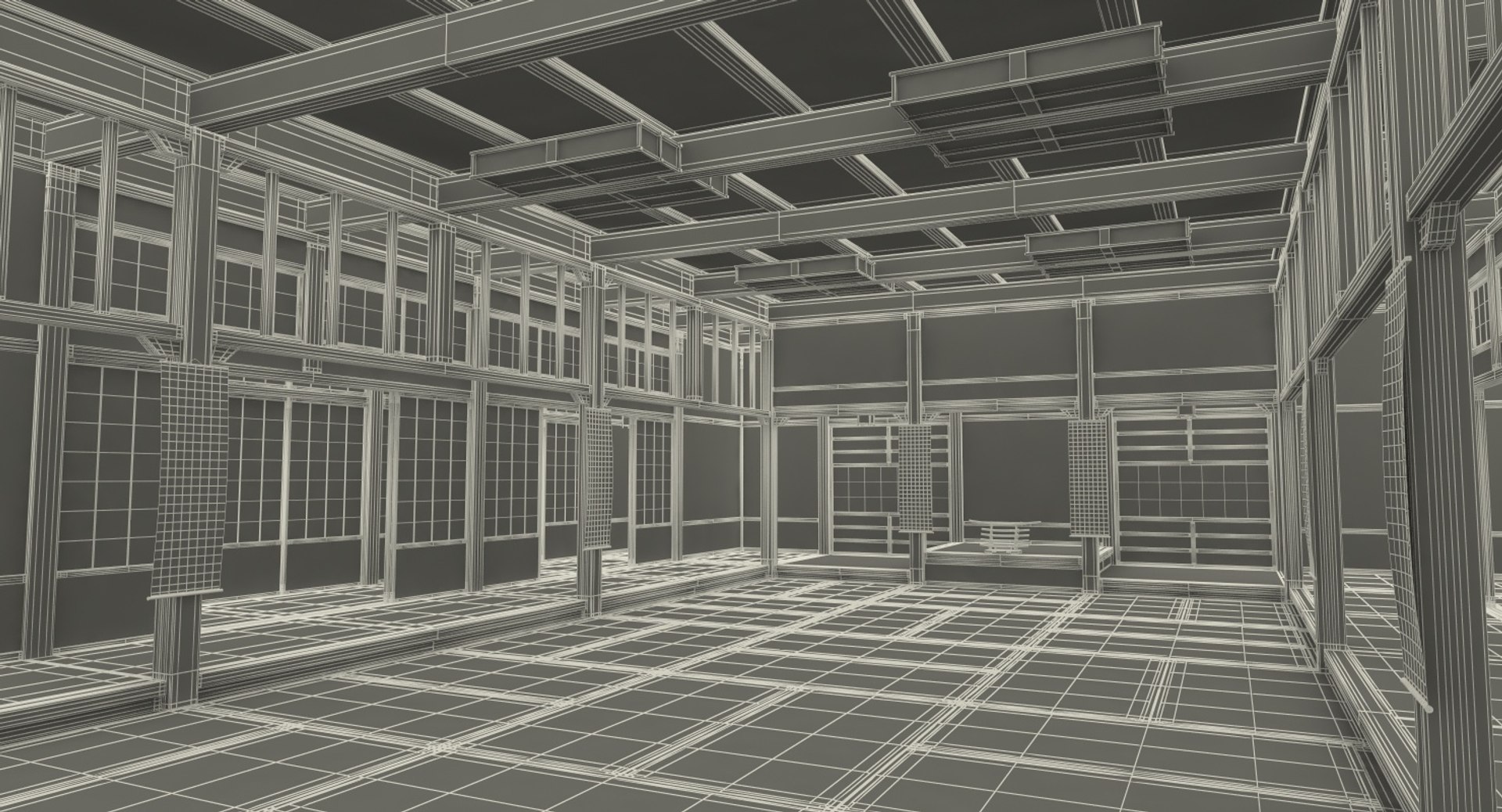 3D Dojo Room - TurboSquid 1394114