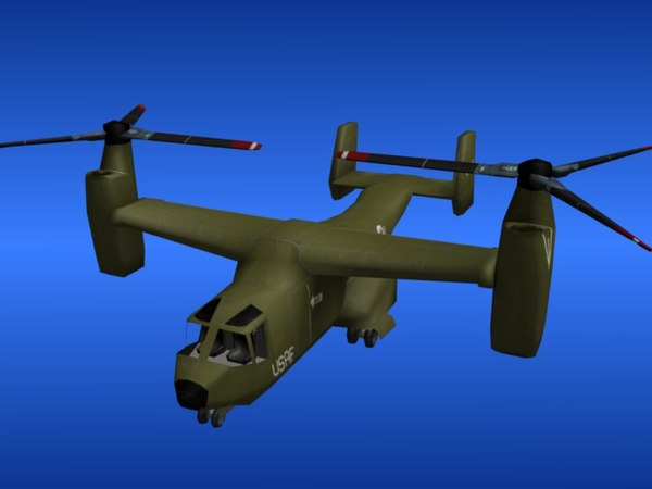 3d model v-22 osprey