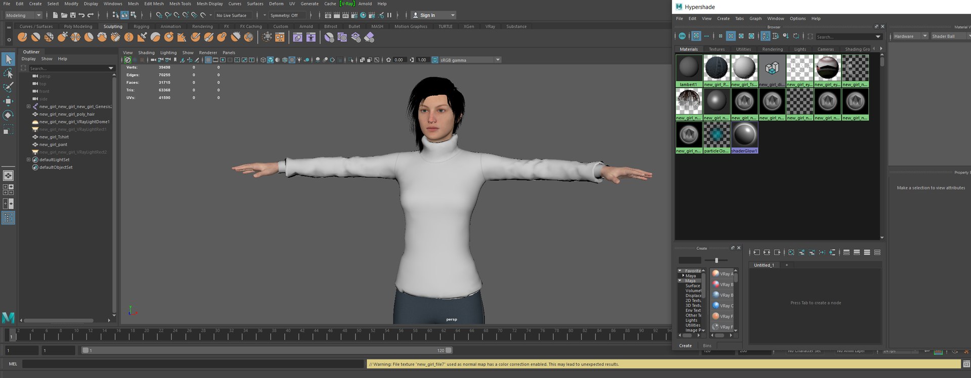 Middle Women 3D Model - TurboSquid 1482104