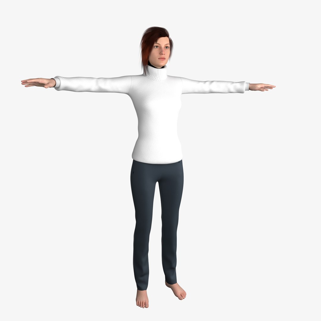 Middle Women 3D Model - TurboSquid 1482104
