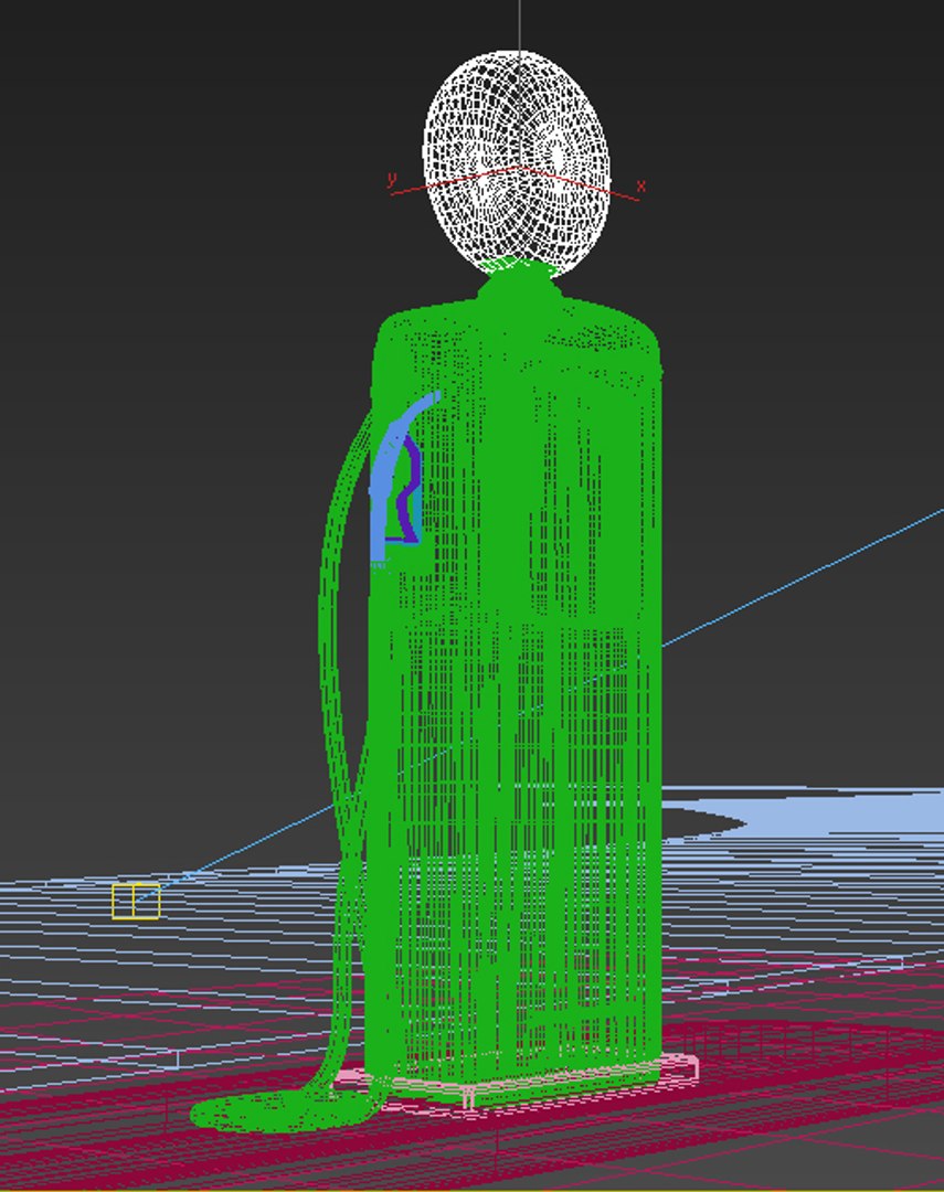 Hancock Point Gasoline 3d Model