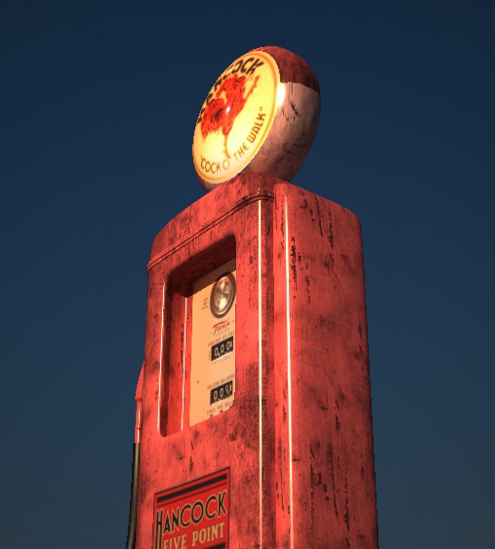 Hancock Point Gasoline 3d Model