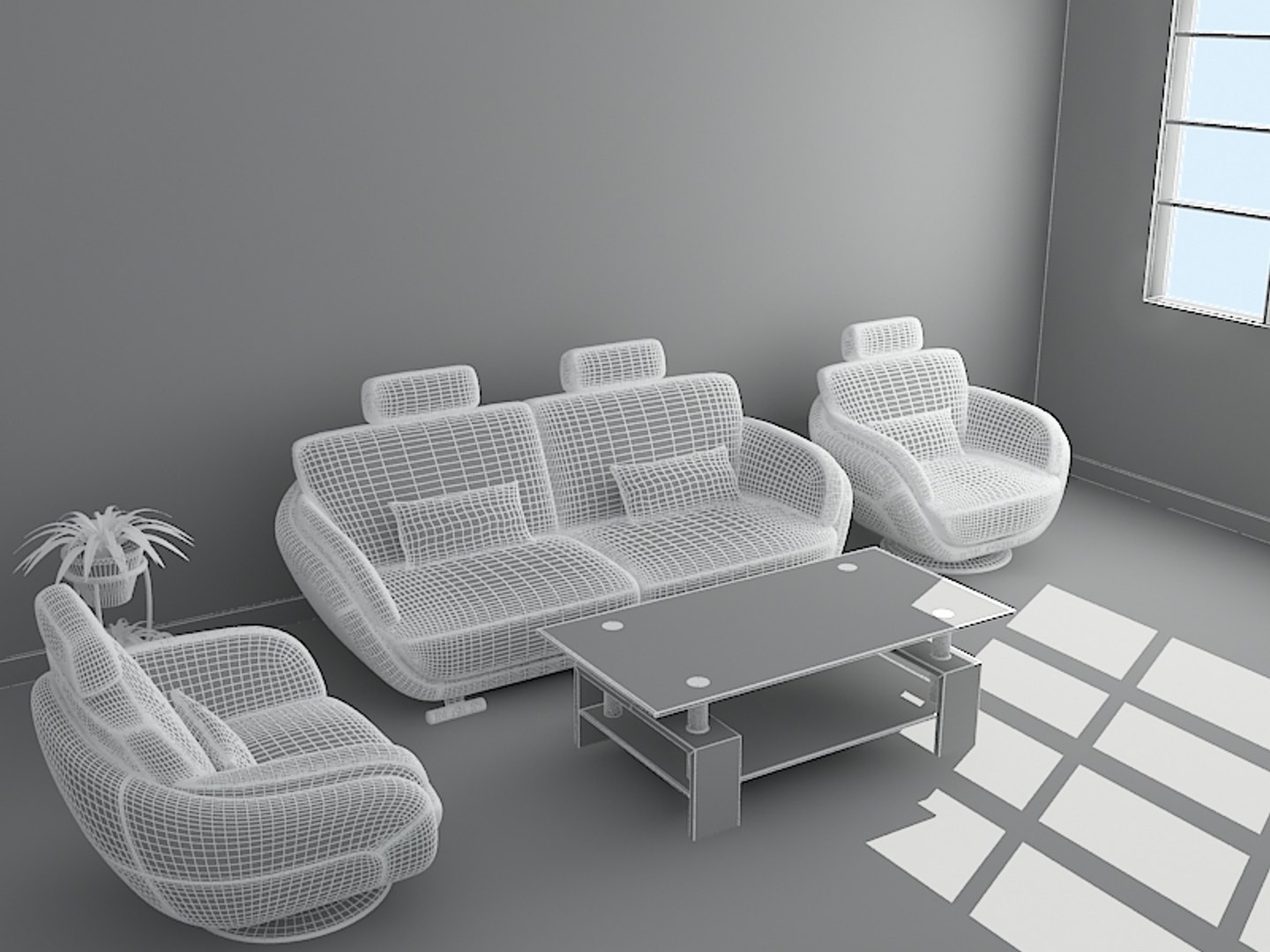 3d model interior