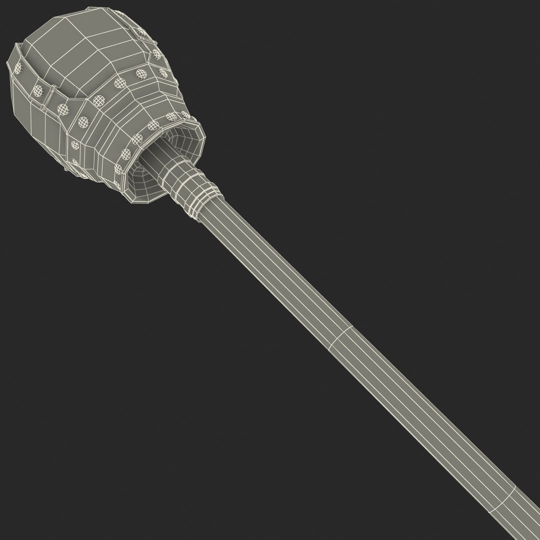 royal scepter 3d max