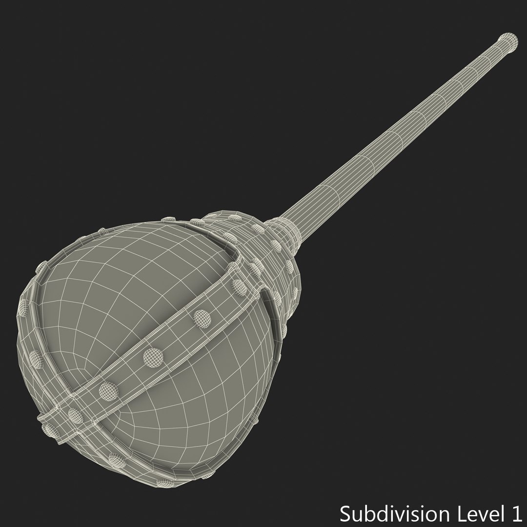royal scepter 3d max
