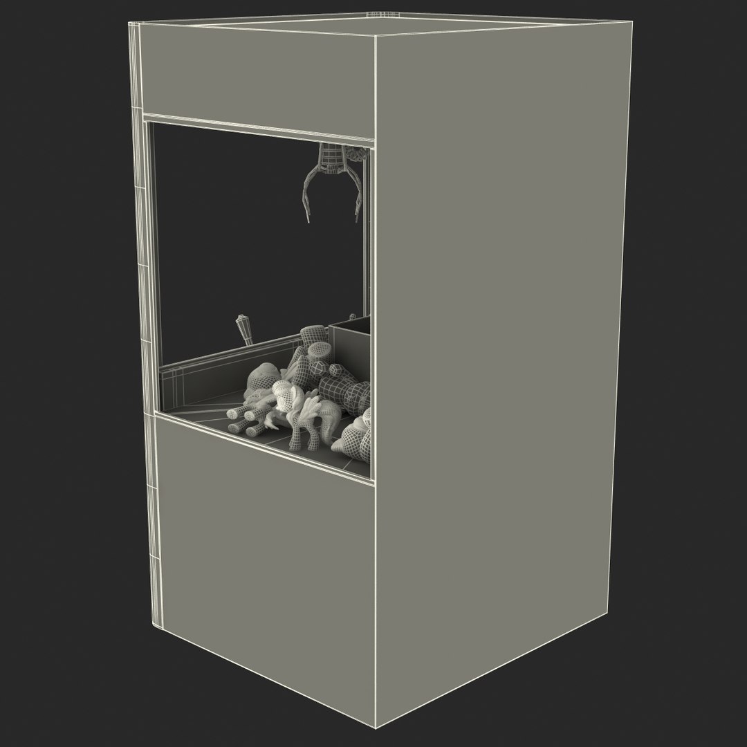 3d claw vending machine model