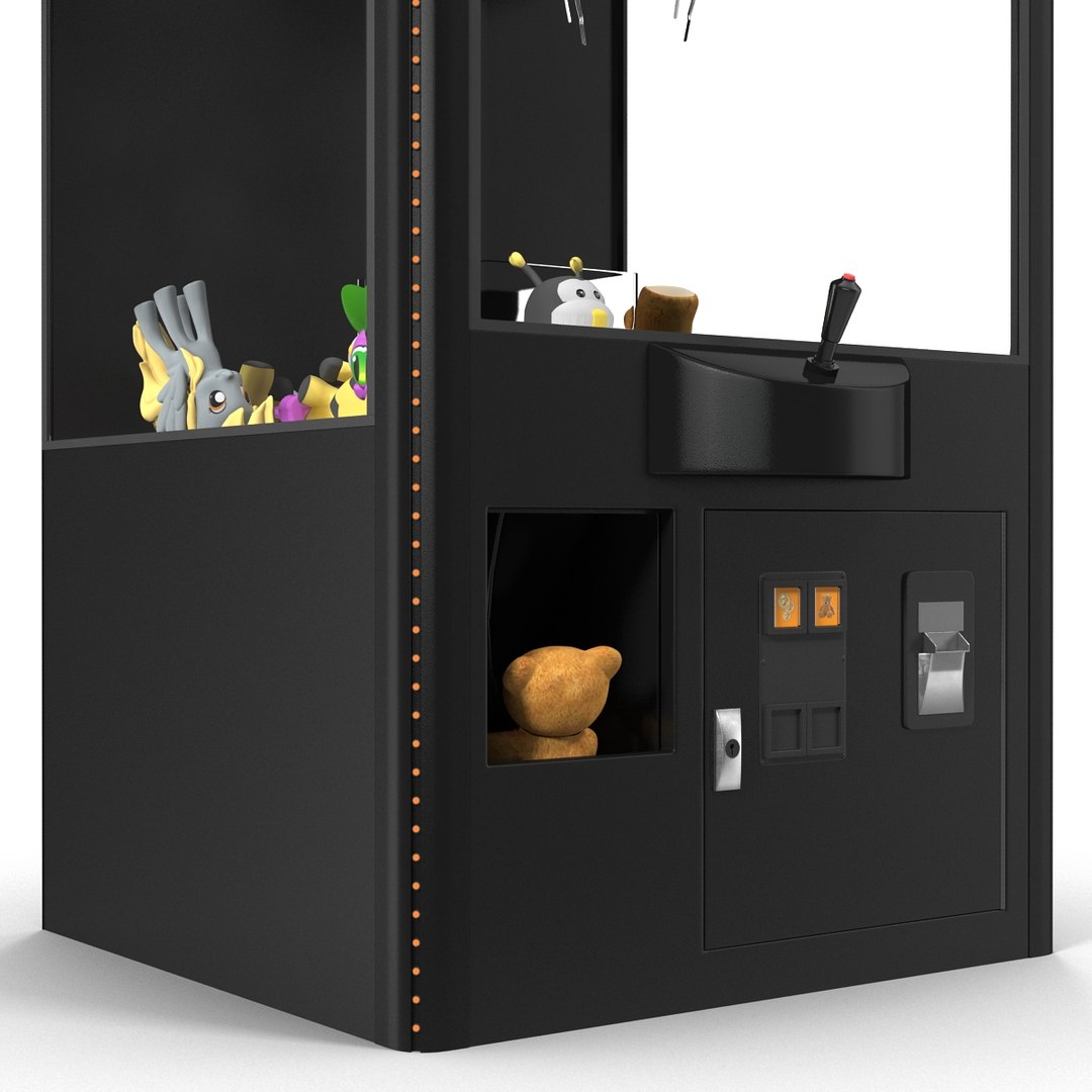 3d claw vending machine model