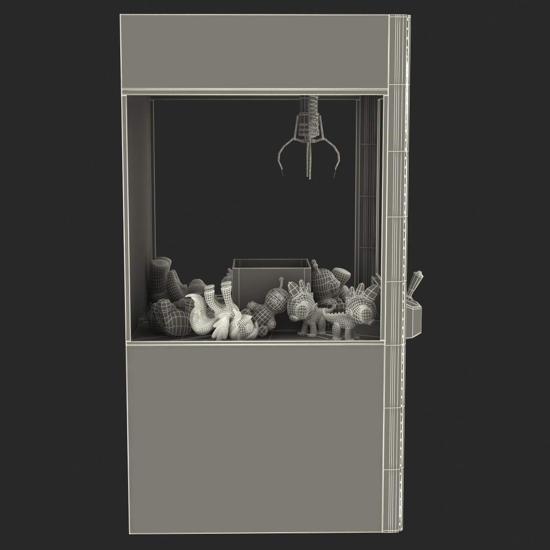 3d claw vending machine model