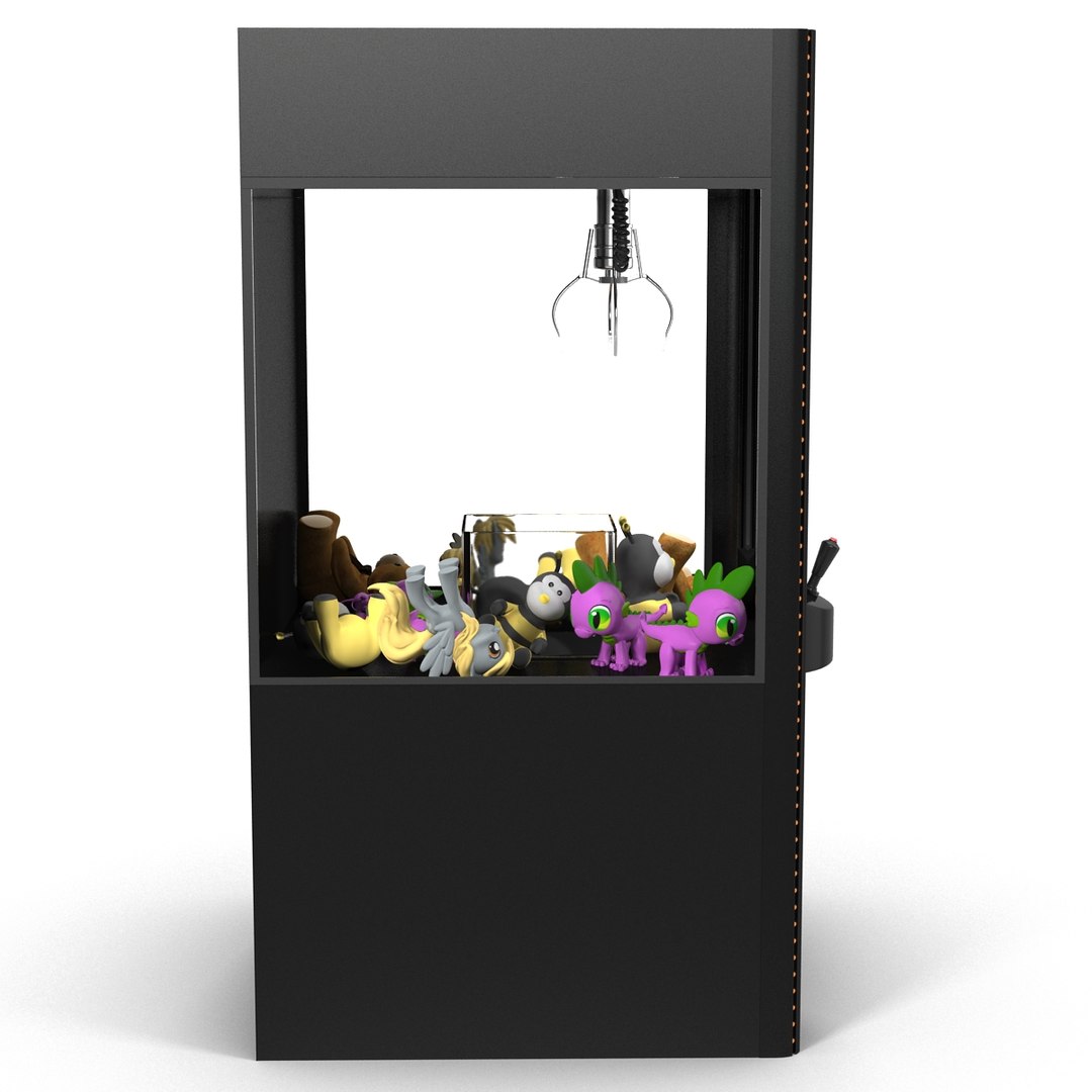 3d claw vending machine model