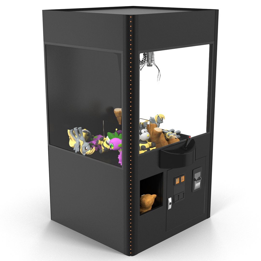 3d claw vending machine model