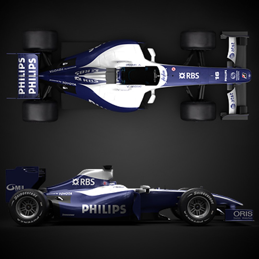 1 F1 Toyota Williams 3d 3ds