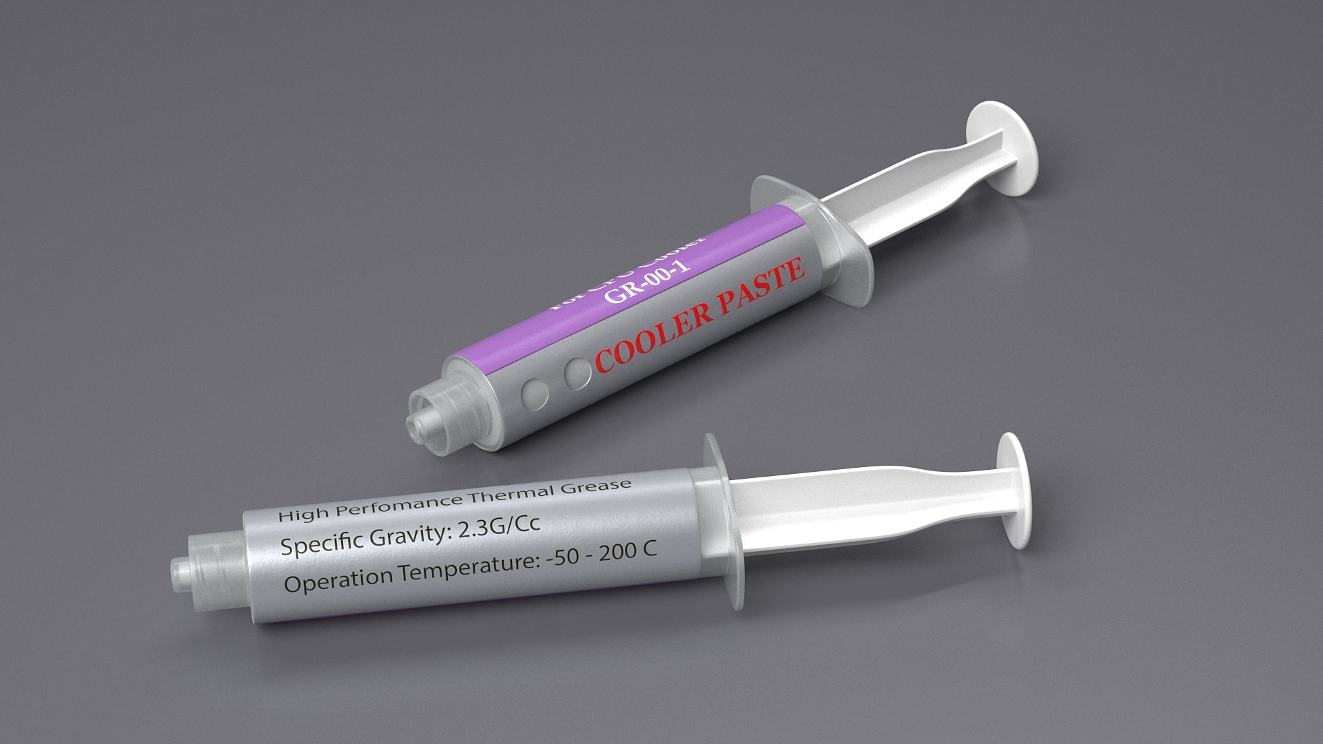 3D Thermal Paste Syringe - TurboSquid 2273172