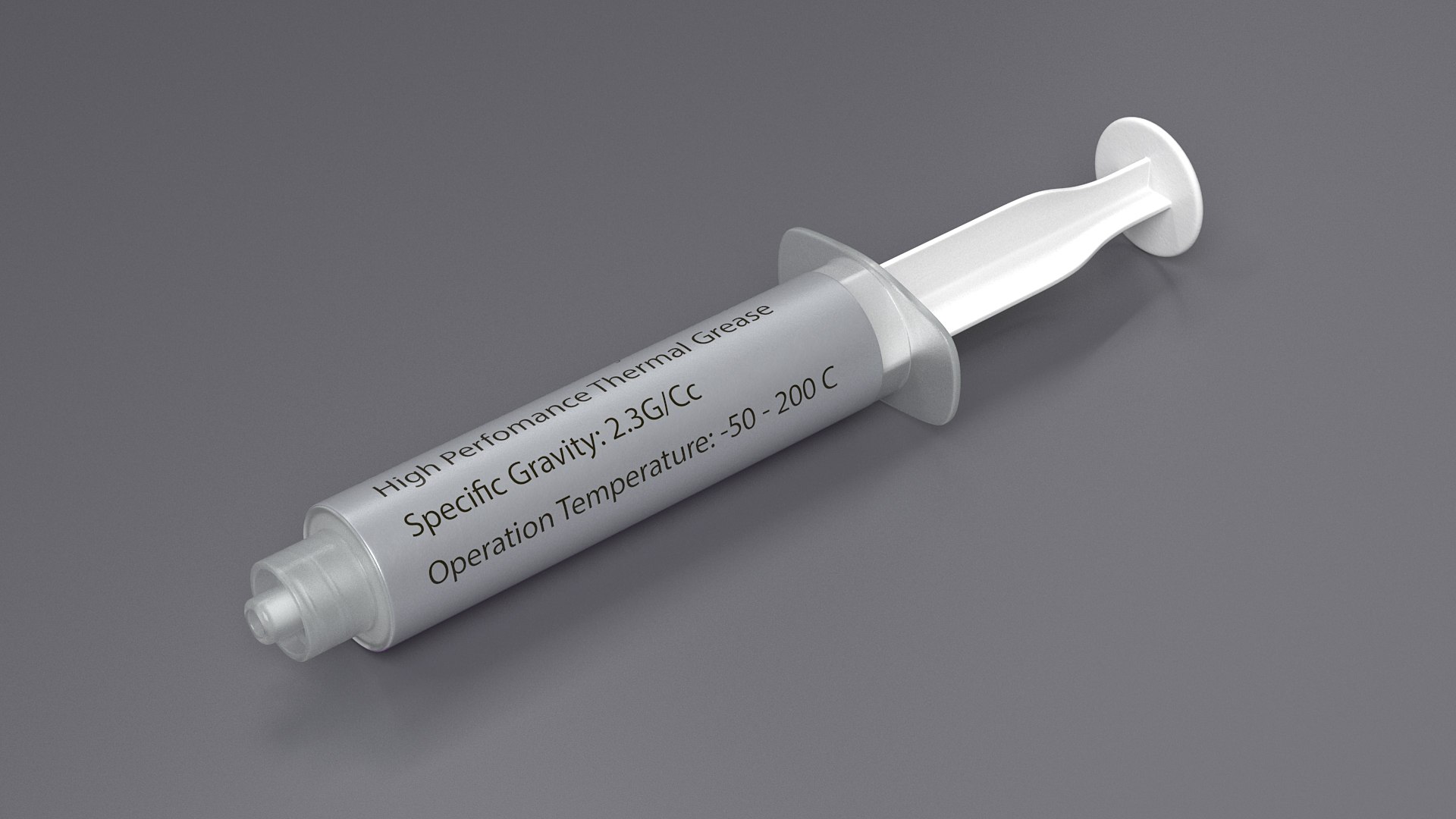3D Thermal Paste Syringe - TurboSquid 2273172