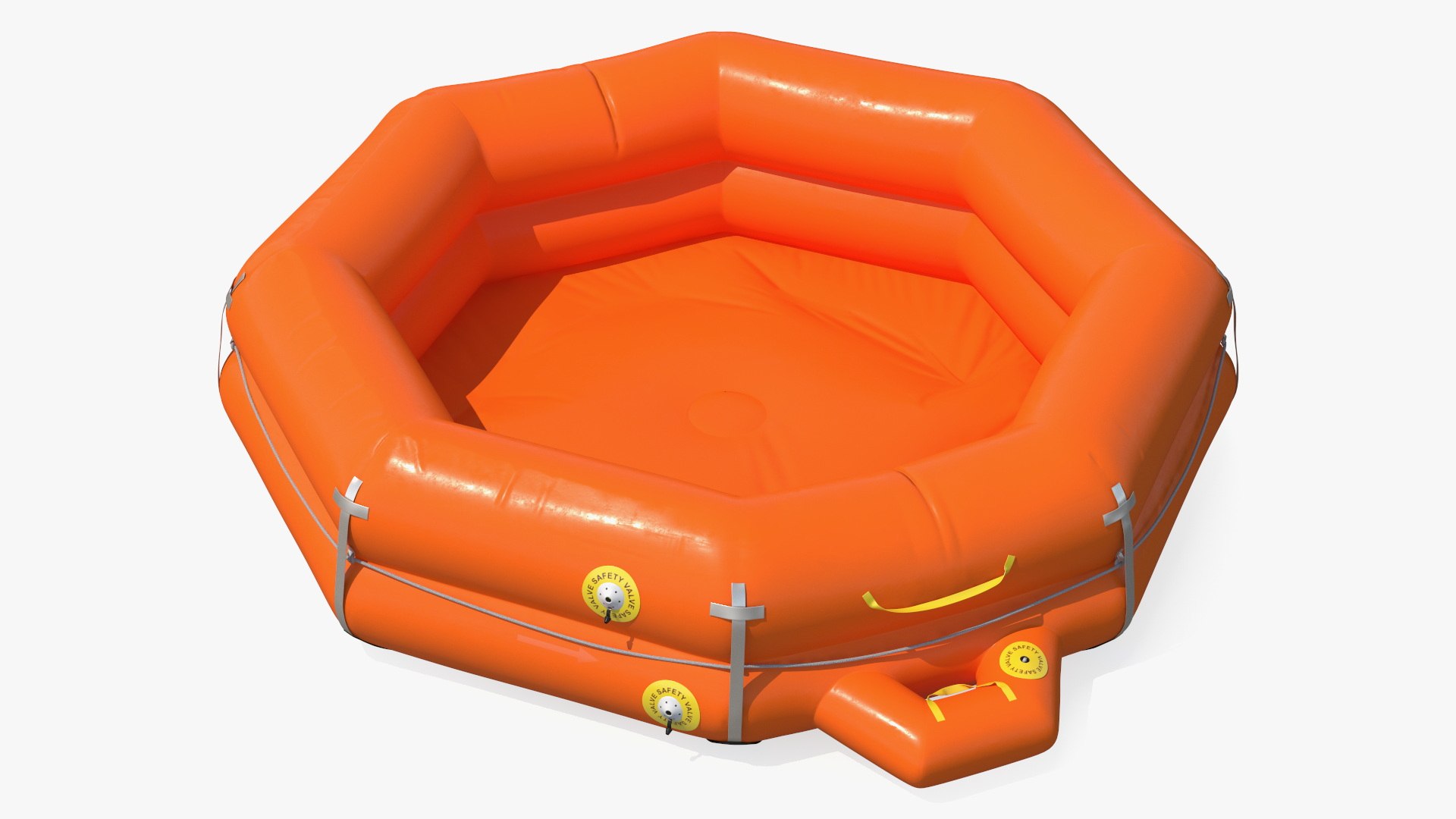 3D Emergency Inflatable Life Raft - TurboSquid 2315167