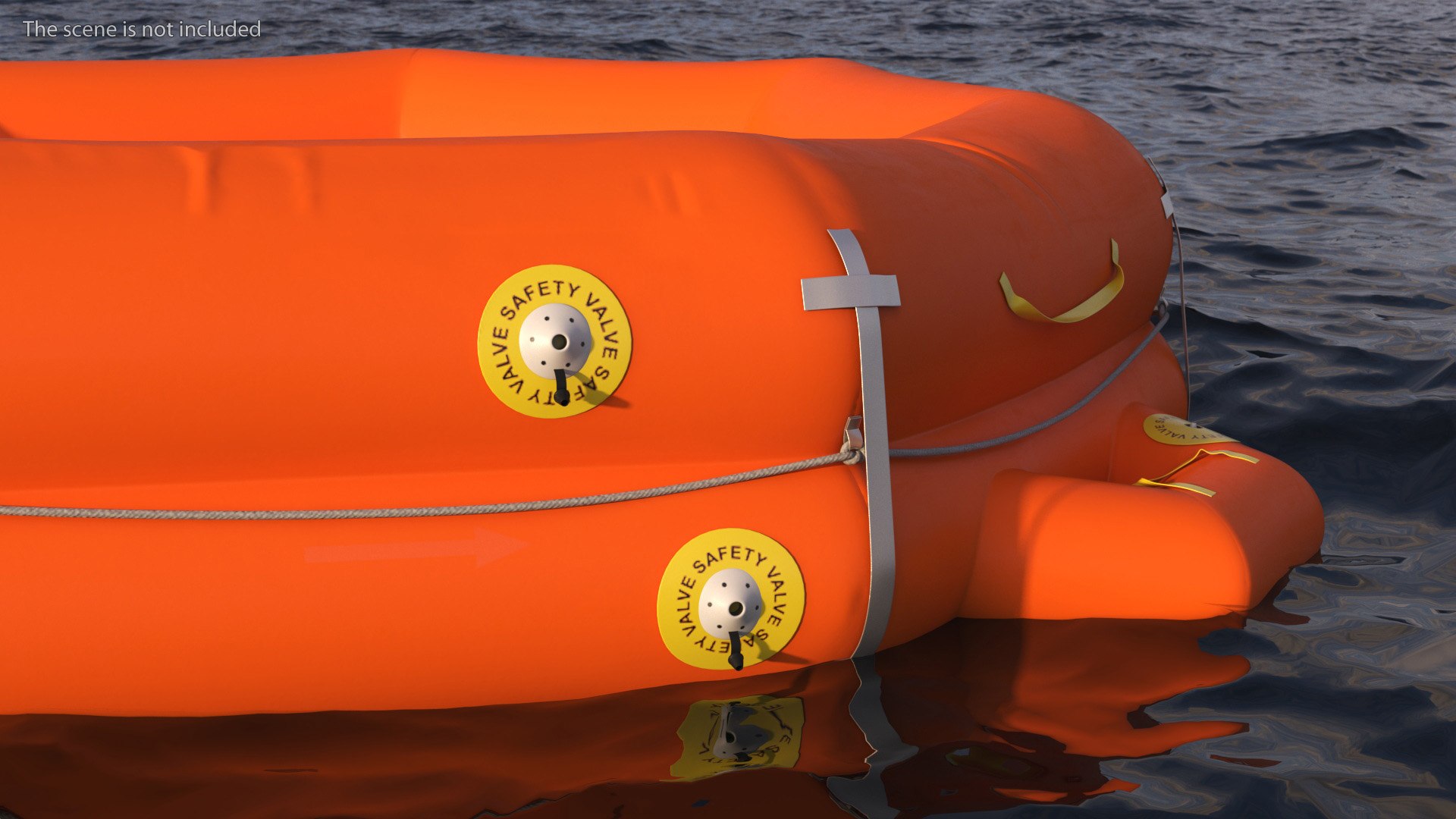 3D Emergency Inflatable Life Raft - TurboSquid 2315167