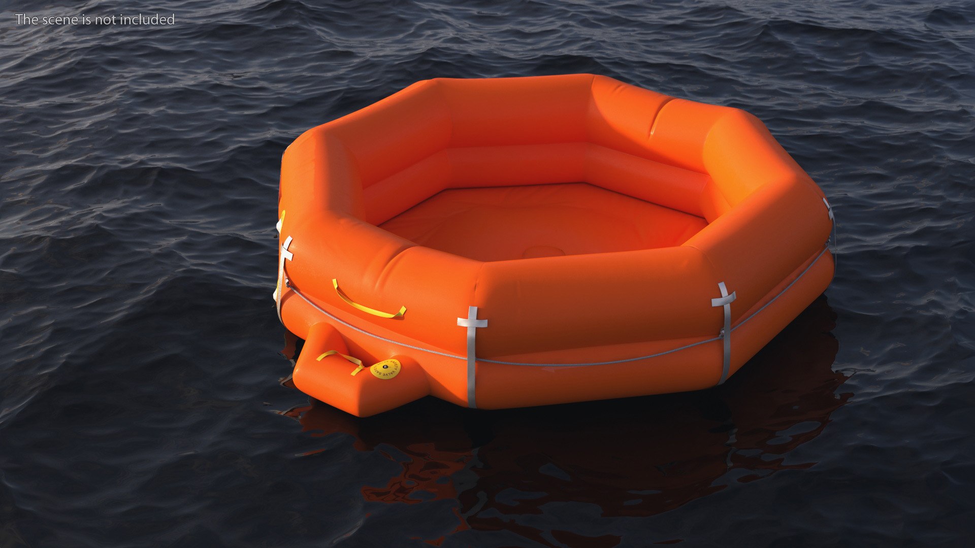 3D Emergency Inflatable Life Raft - TurboSquid 2315167