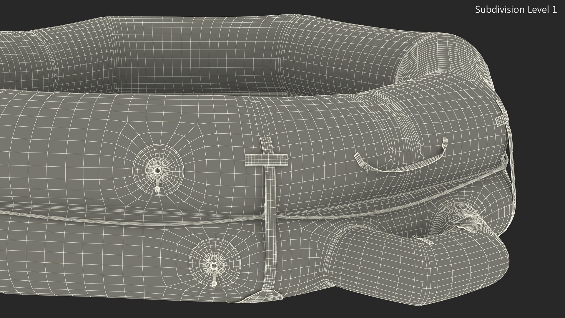 3D Emergency Inflatable Life Raft - TurboSquid 2315167