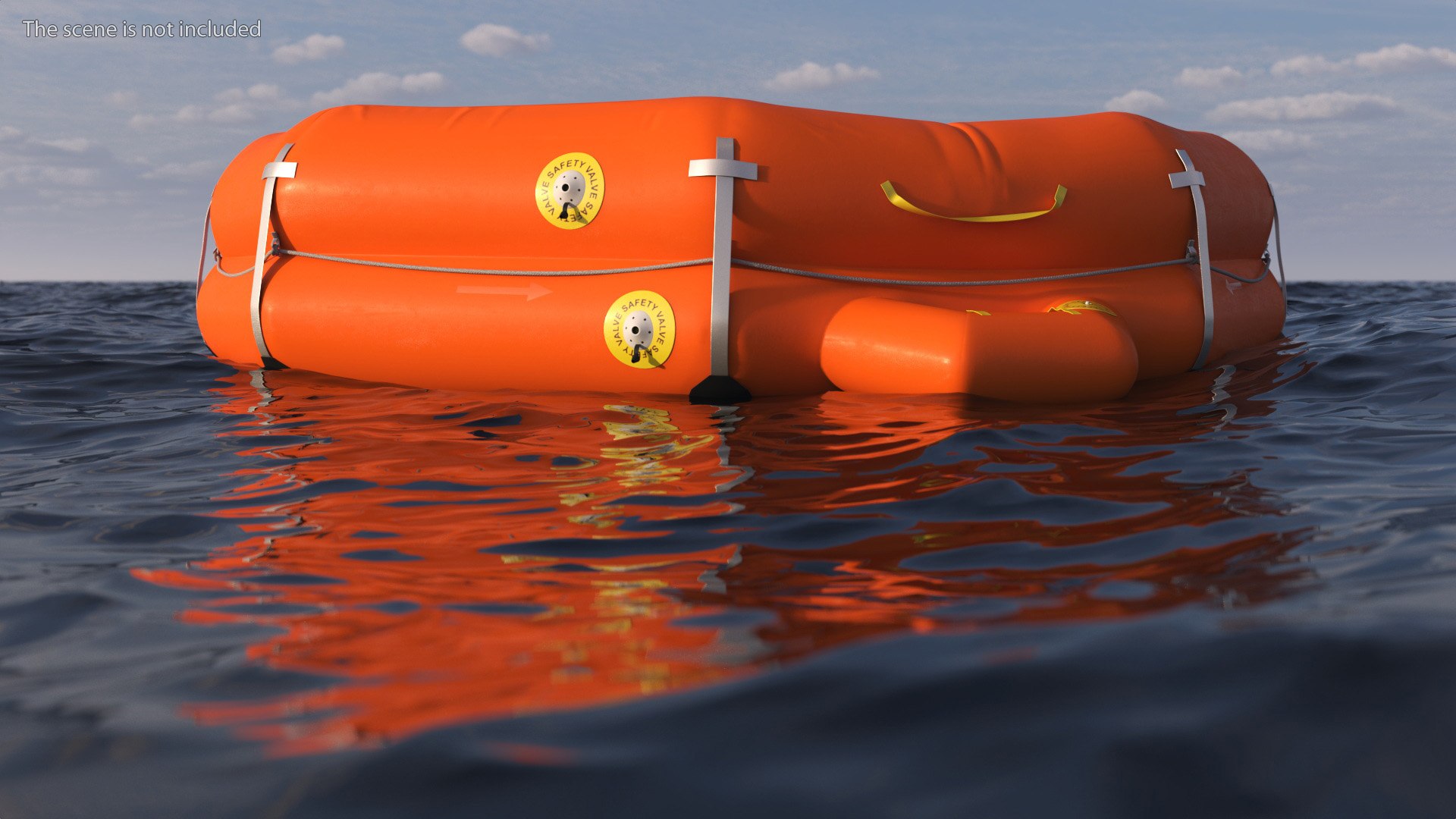 3D Emergency Inflatable Life Raft - TurboSquid 2315167