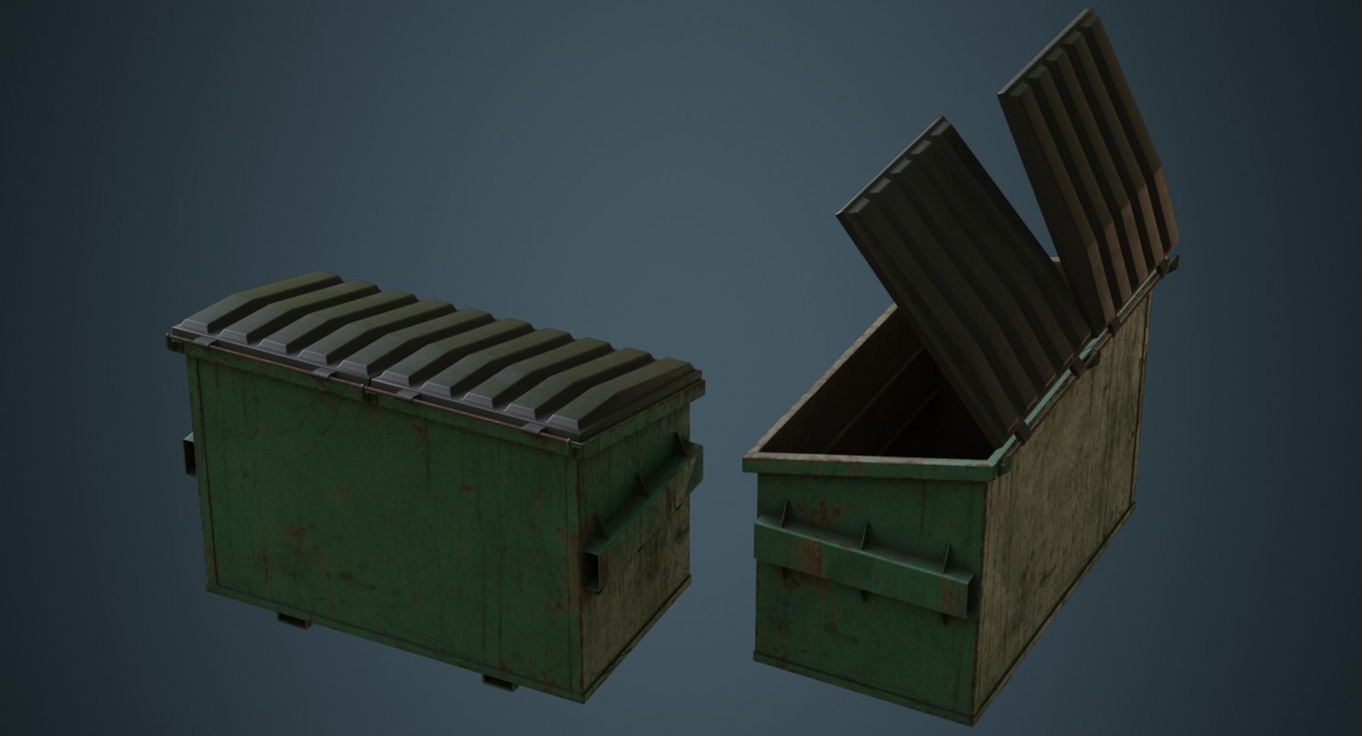 3D Dumpster Contains 2b - TurboSquid 1542630