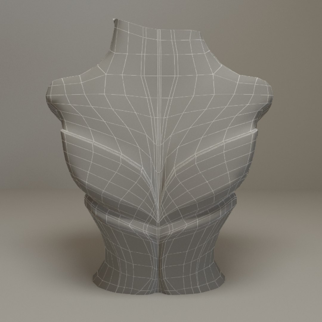 Dummy Neck Jewelry 3D - TurboSquid 1603064