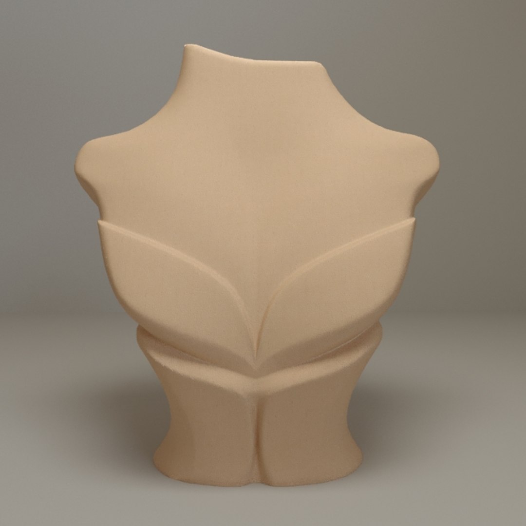 Dummy Neck Jewelry 3D - TurboSquid 1603064