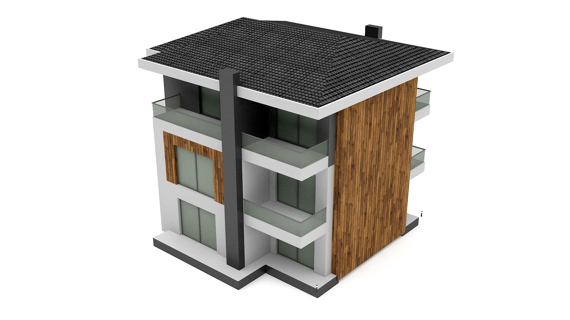 3D Modern Building 03 Model - TurboSquid 1721330
