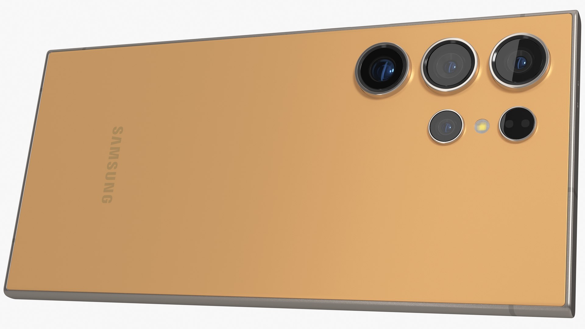 3D Samsung Galaxy S24 Ultra Orange - TurboSquid 2179020