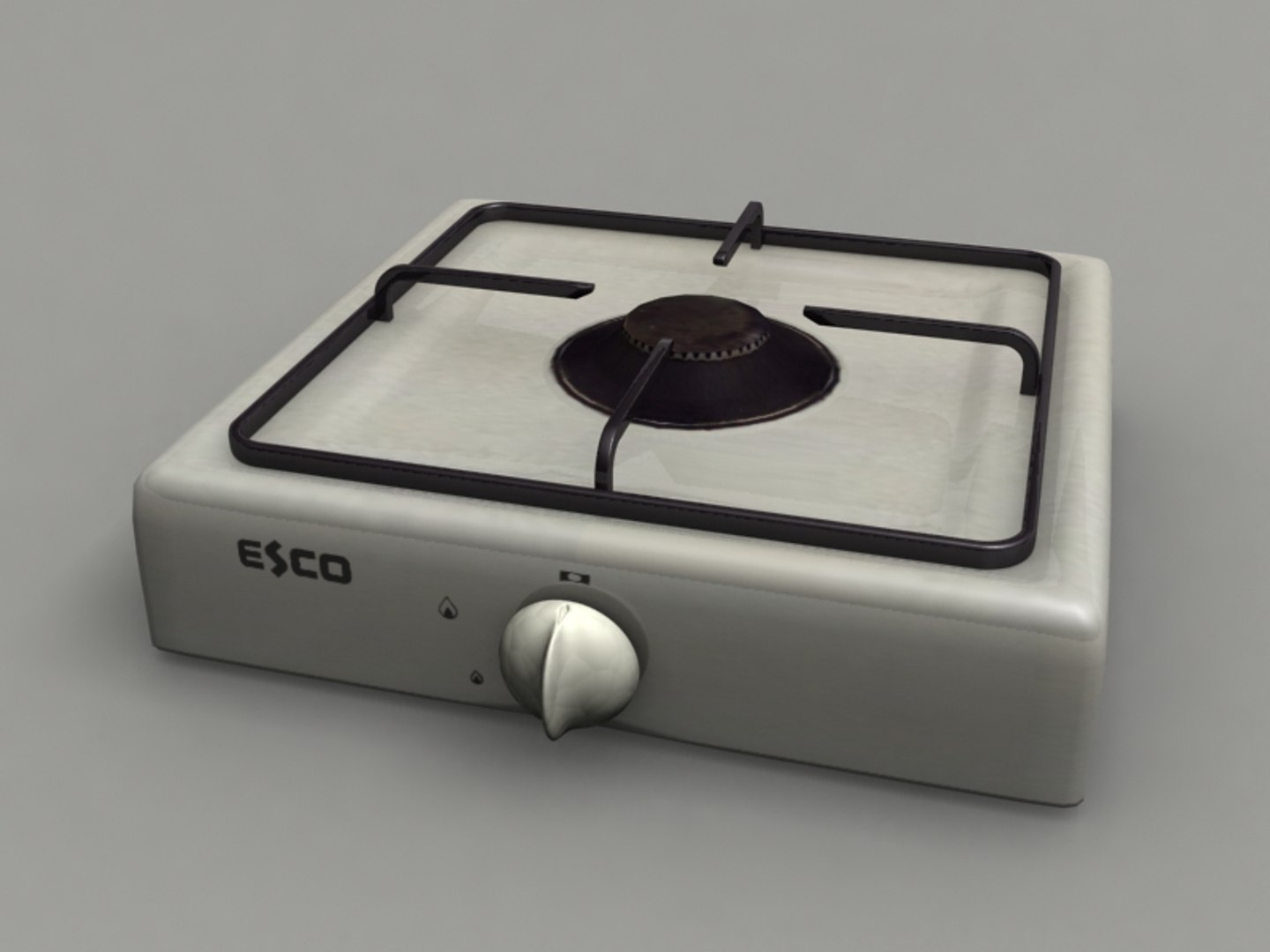 burner gas cooker 3d model