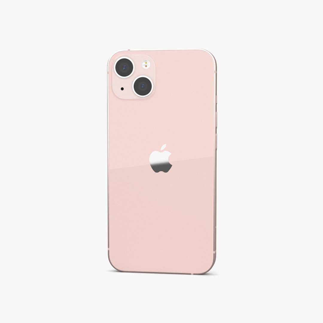 3D Apple IPhone 13 Pink Model - TurboSquid 1878709