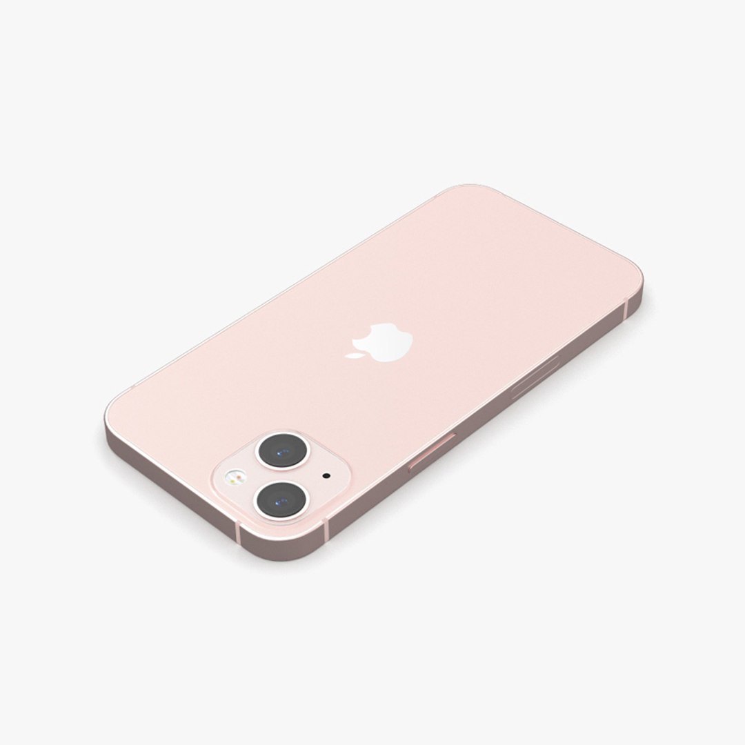 3D Apple IPhone 13 Pink Model - TurboSquid 1878709