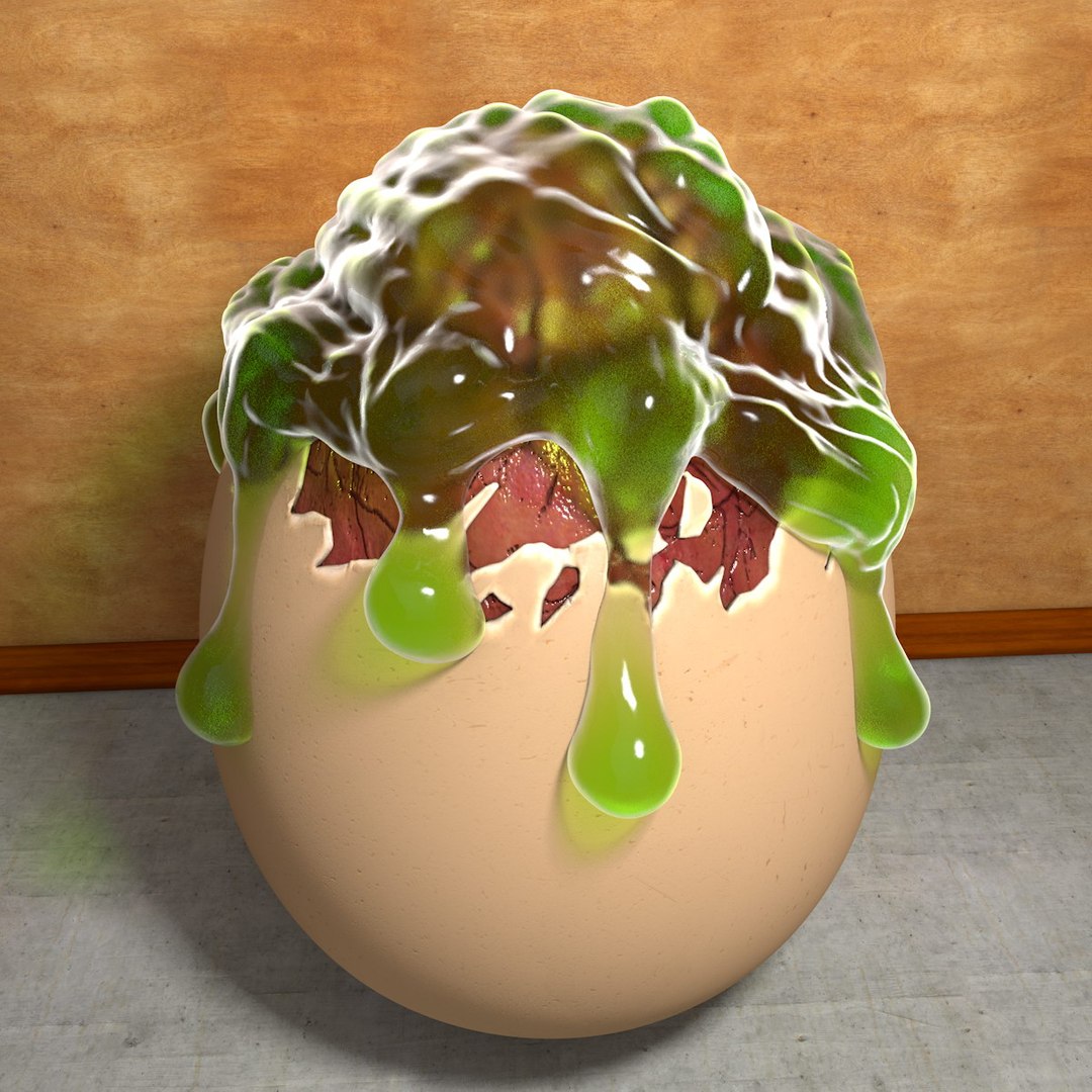 3d ugly easter egg