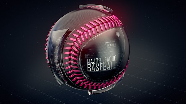 3d model baseball ball concept