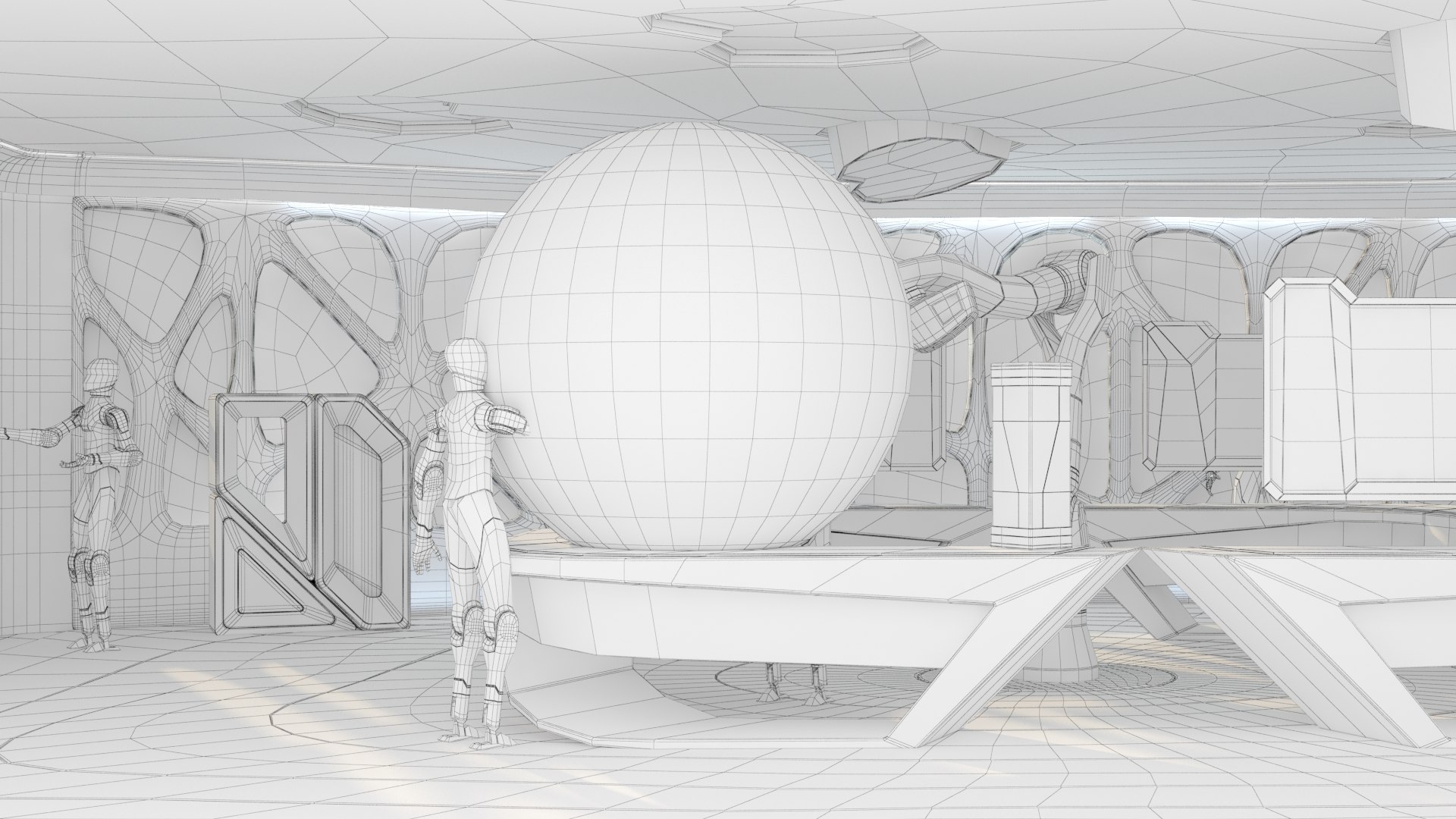 Sci Fi Scientific Robo Lab 3D Model - TurboSquid 2097770