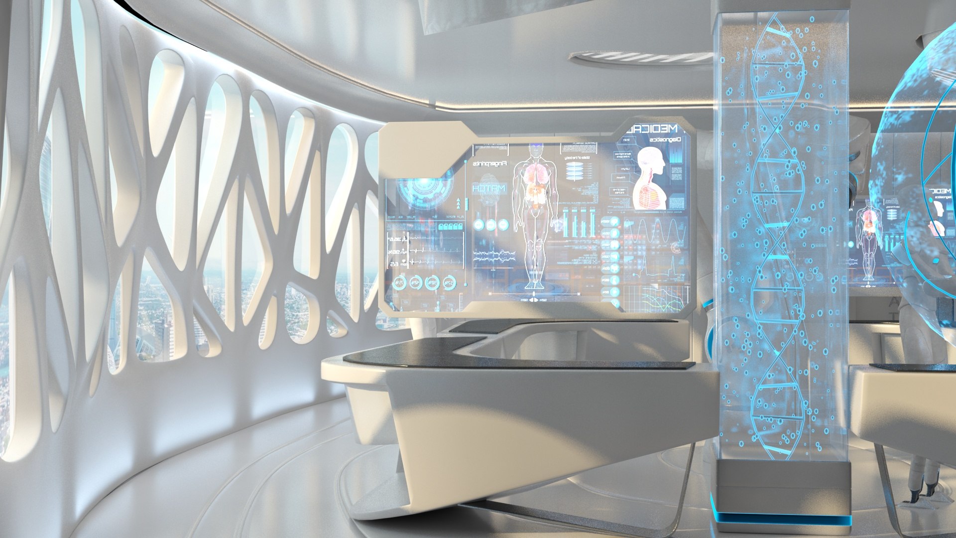 Sci Fi Scientific Robo Lab 3D Model - TurboSquid 2097770