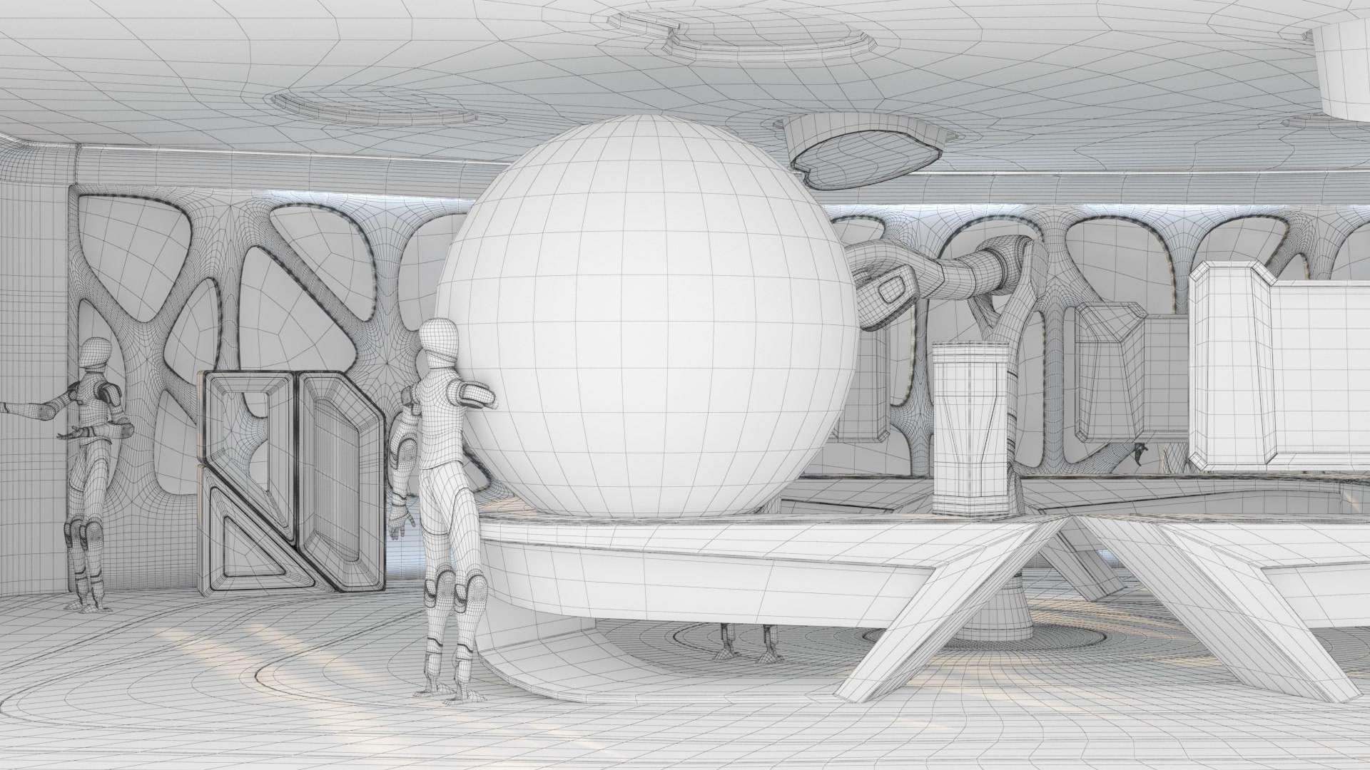 Sci Fi Scientific Robo Lab 3D Model - TurboSquid 2097770