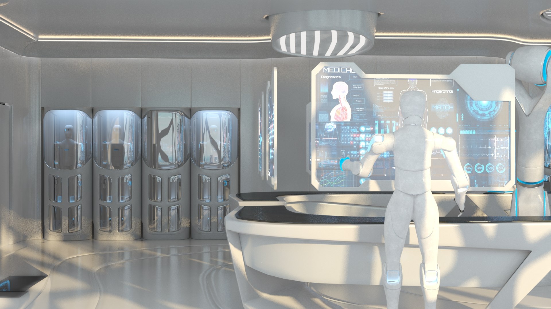 Sci Fi Scientific Robo Lab 3D Model - TurboSquid 2097770