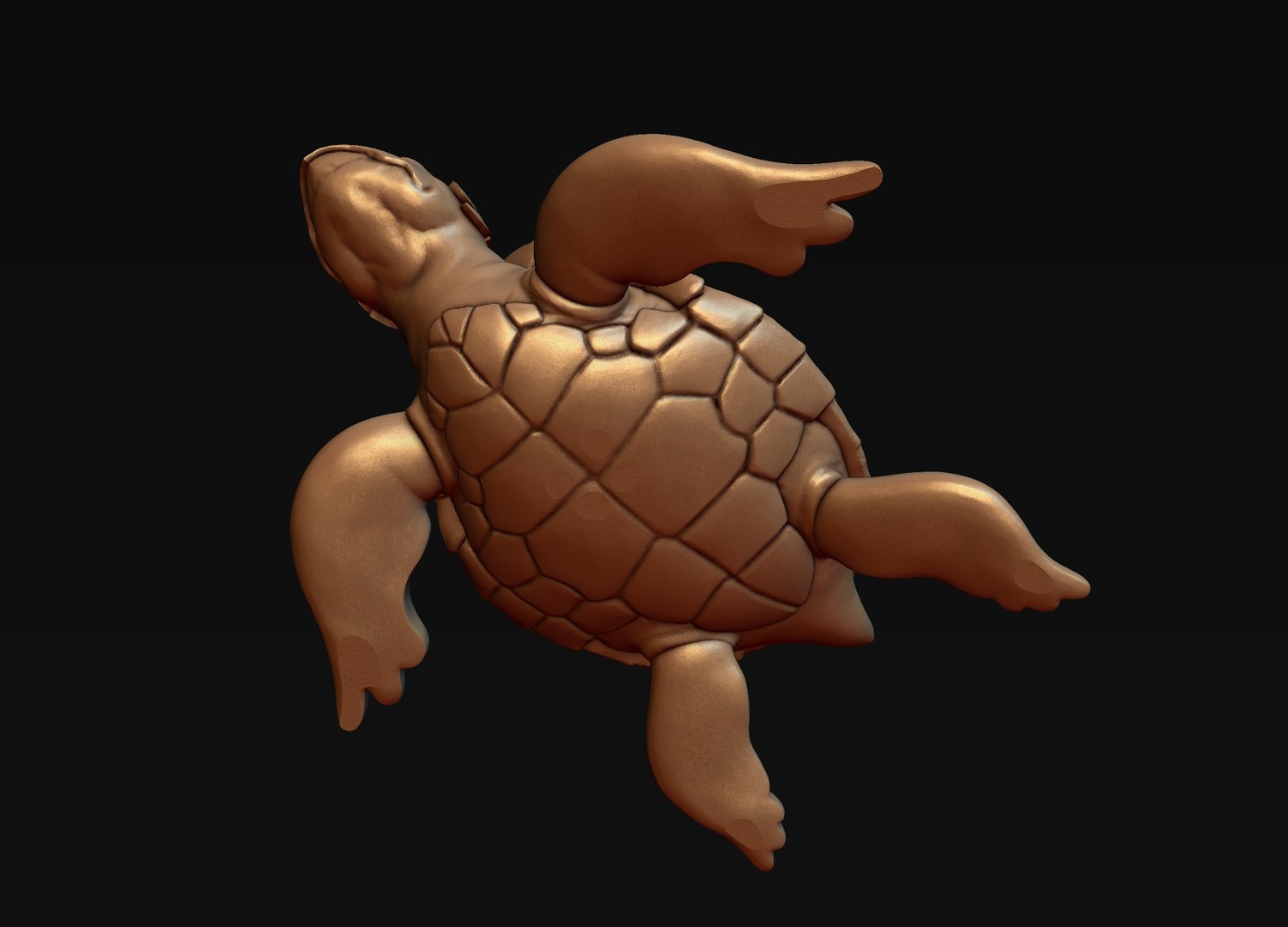 Turtle With Tiki Mask Ornament 3D Print 3D Model - TurboSquid 1872416