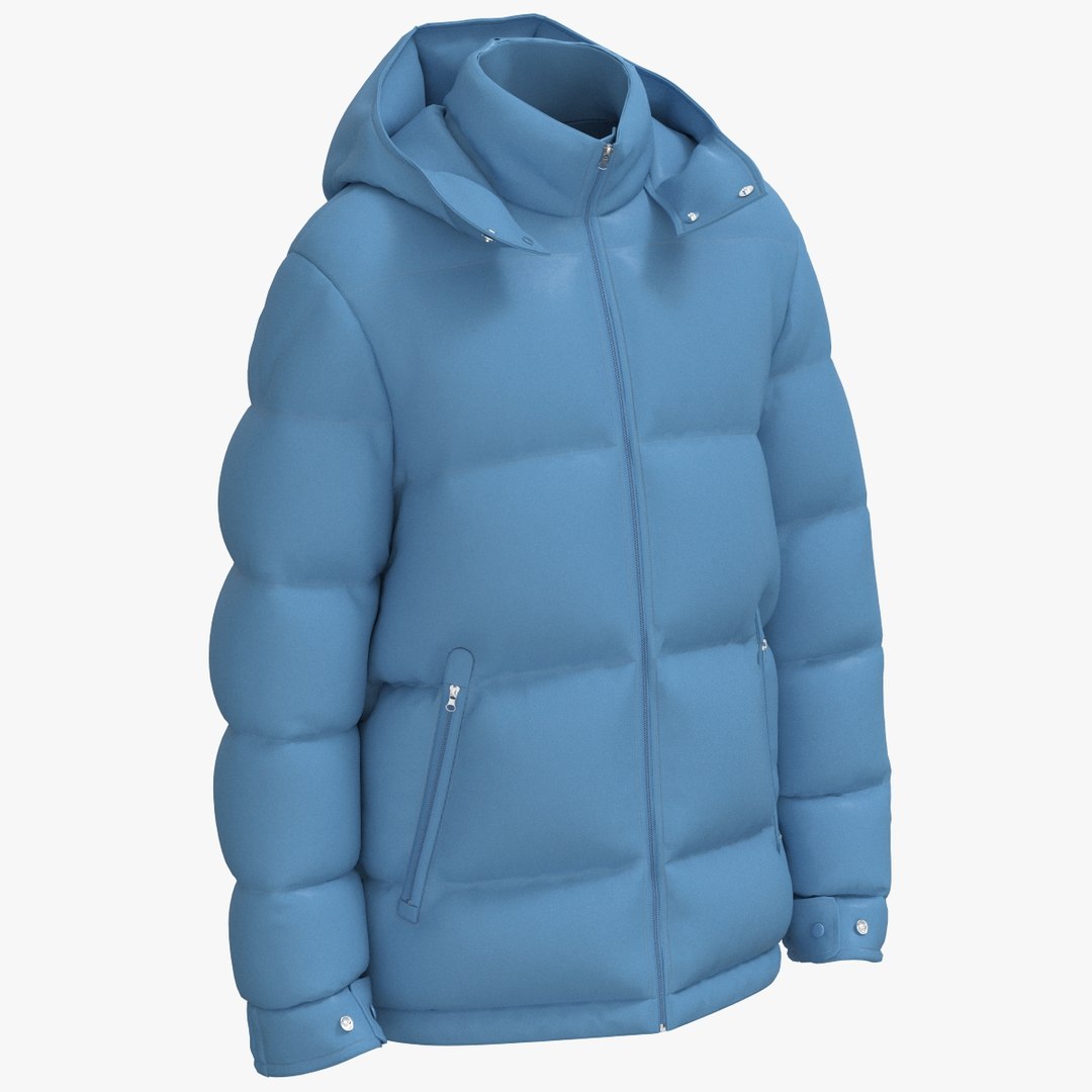Puffer Jacket 3D Model - TurboSquid 2120897